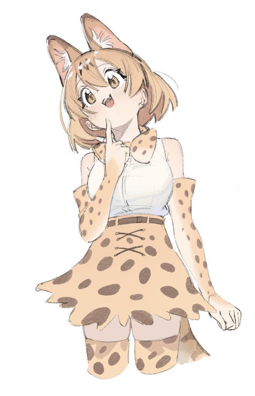 Wondering Serval | Kemono Friends | Know Your Meme