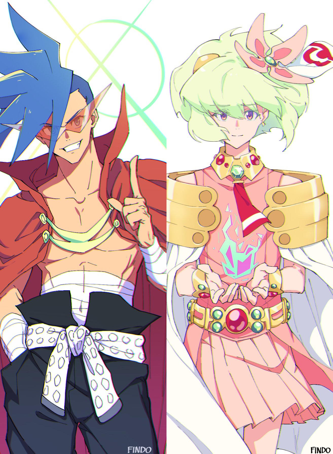 Promare X Gurren Lagann - Art by Findo | Crossover | Know Your Meme