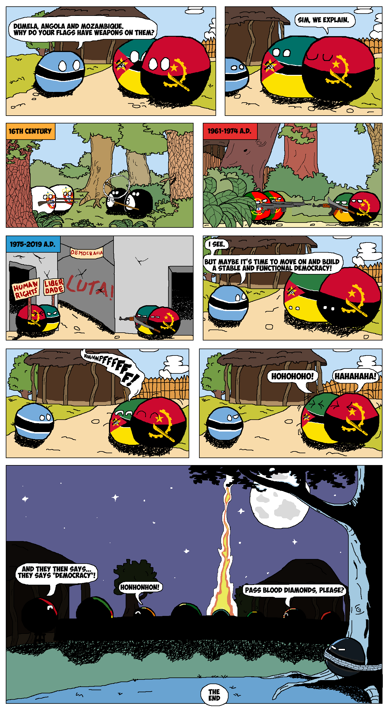 Belligerent flags - Homage to Uderzo | Polandball | Know Your Meme
