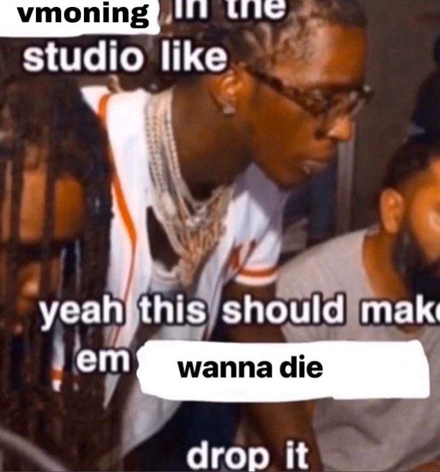 vmoning | In the Studio Like, "Drop It" | Know Your Meme