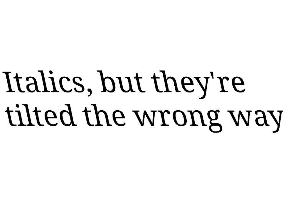 italics | Know Your Meme