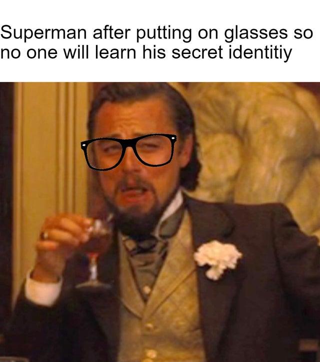superman | Leonardo DiCaprio Laughing | Know Your Meme