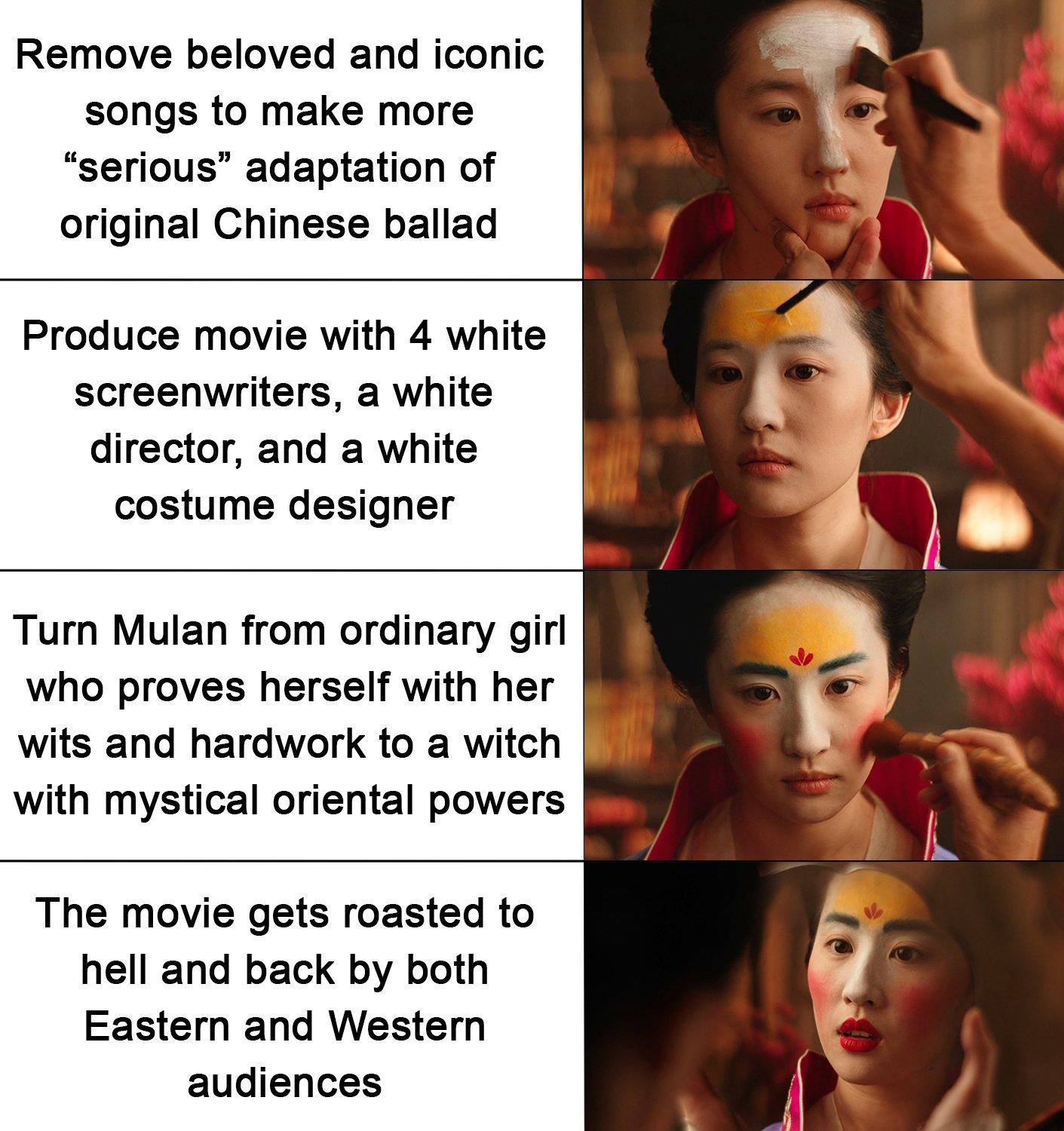 Mulan Makeup Meme | Saubhaya Makeup