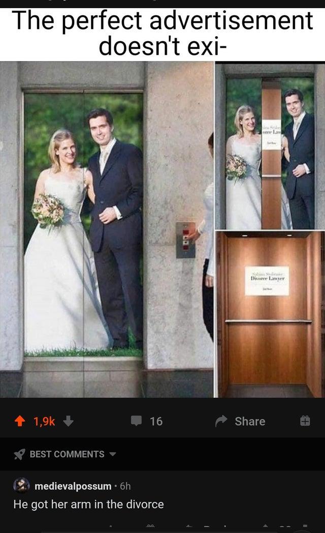divorce advertisement | Know Your Meme