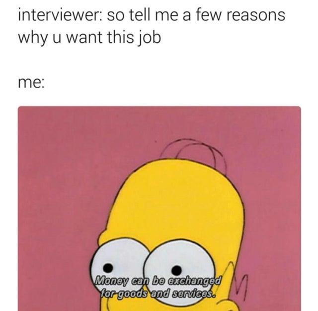 job interviews | The Simpsons | Know Your Meme