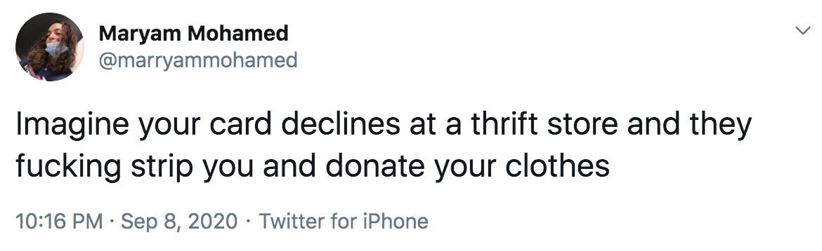 Thrift Store | Imagine Your Card Declines | Know Your Meme