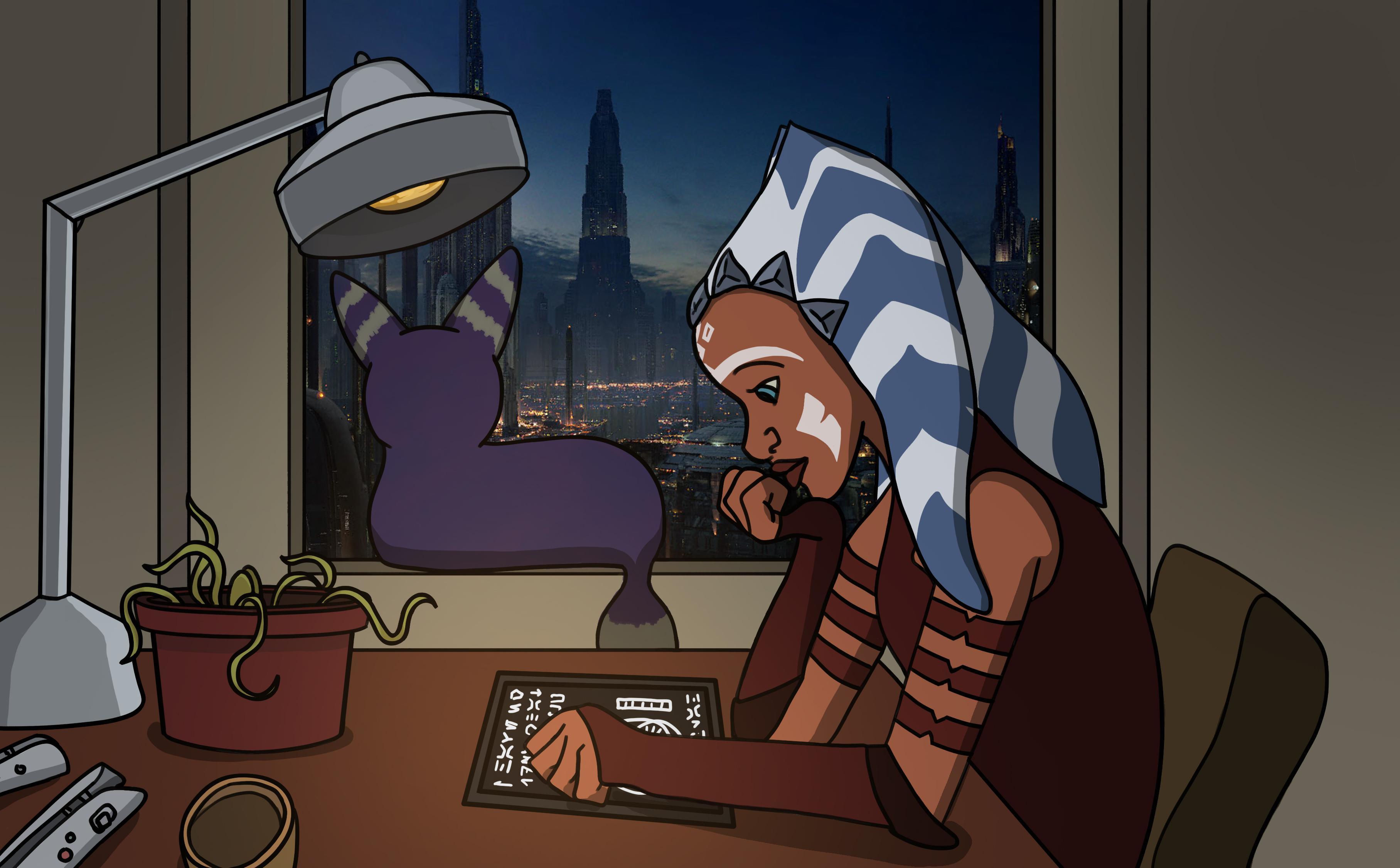 Coruscant Lofi Girl | LoFi Girl | Know Your Meme