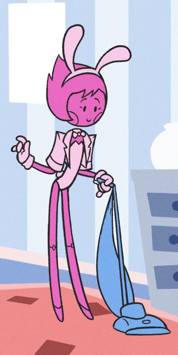 PlayBot Vacuuming. | Emmy The Robot / Nandroid | Know Your Meme