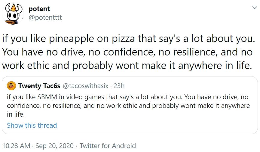 if you like pineapple on pizza that say's a lot about you | If You Like ...