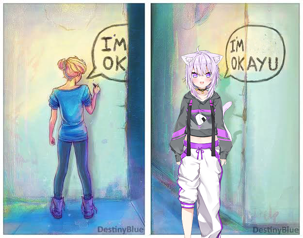 Say Hi to Okayu | Hololive | Know Your Meme