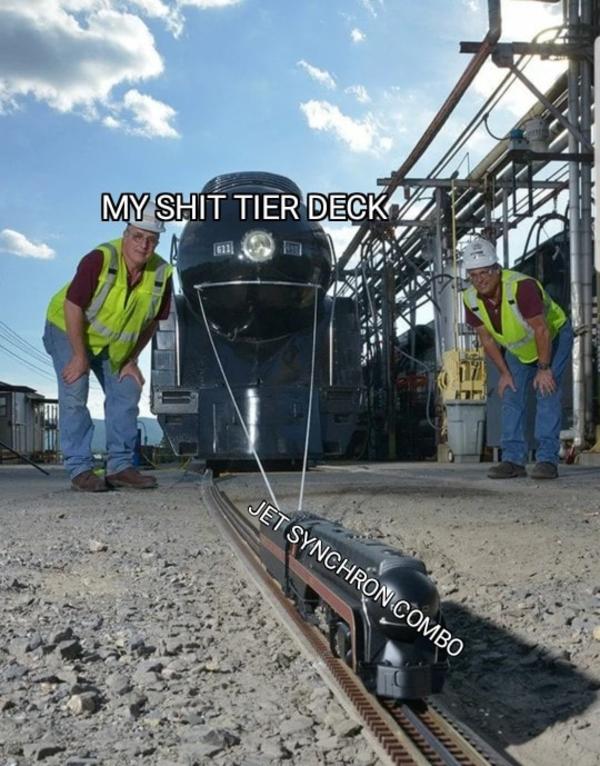Haha Jet Synchron go brrrr | Small Train Pulling Big Train | Know Your Meme