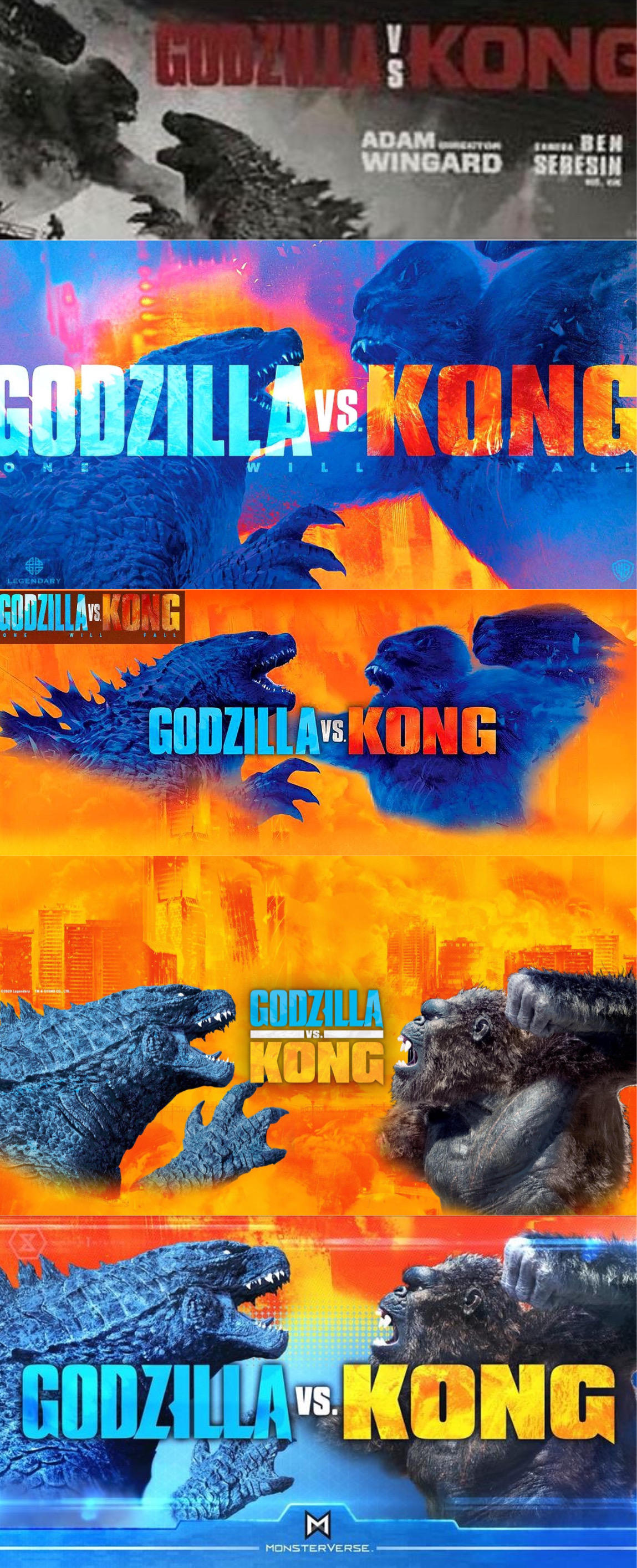 Godzilla vs Kong Banners | Godzilla | Know Your Meme