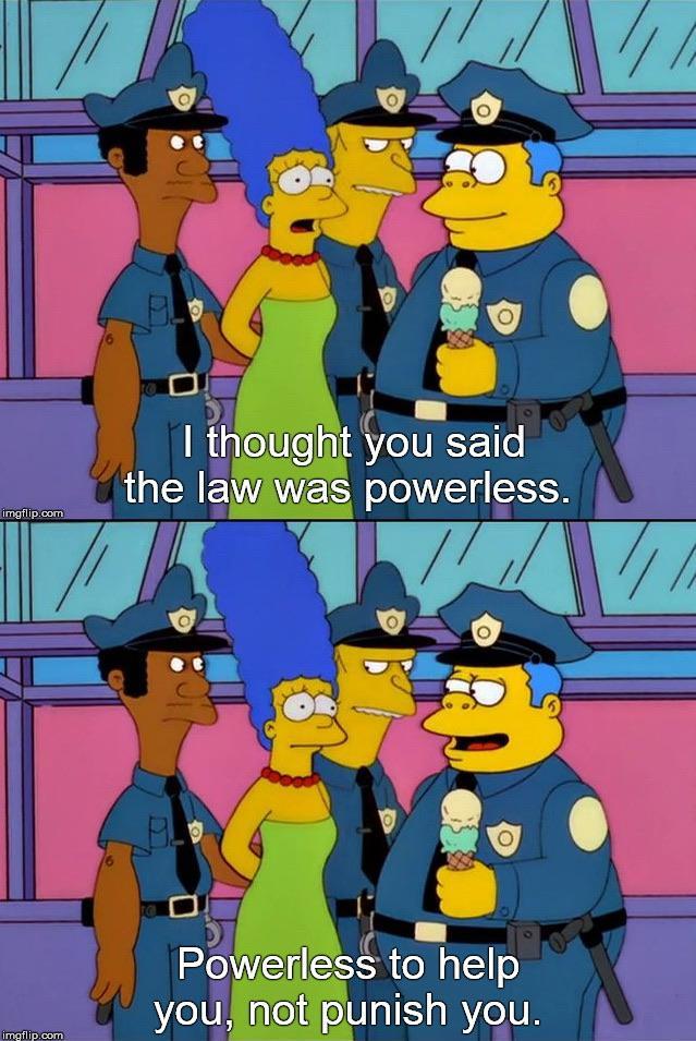 police brutality | The Simpsons Did It | Know Your Meme
