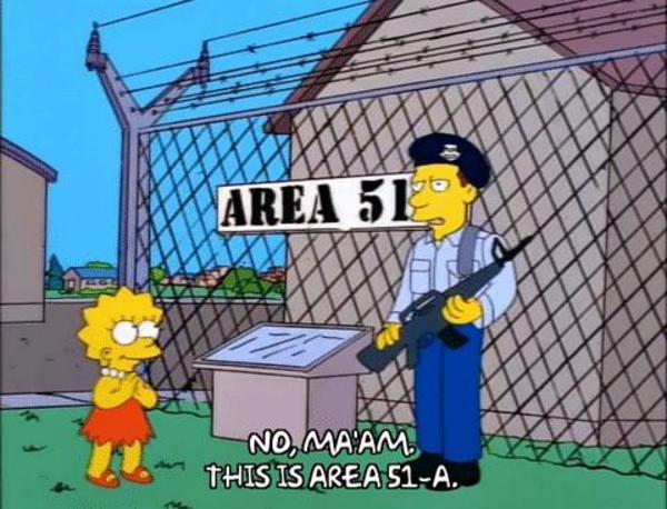 area 51 | The Simpsons Did It | Know Your Meme