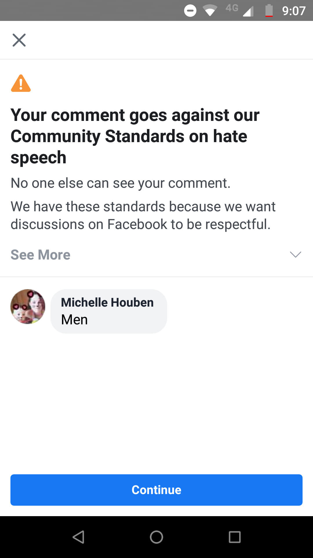 Facebook cencorship is wild | Facebook / Meta | Know Your Meme