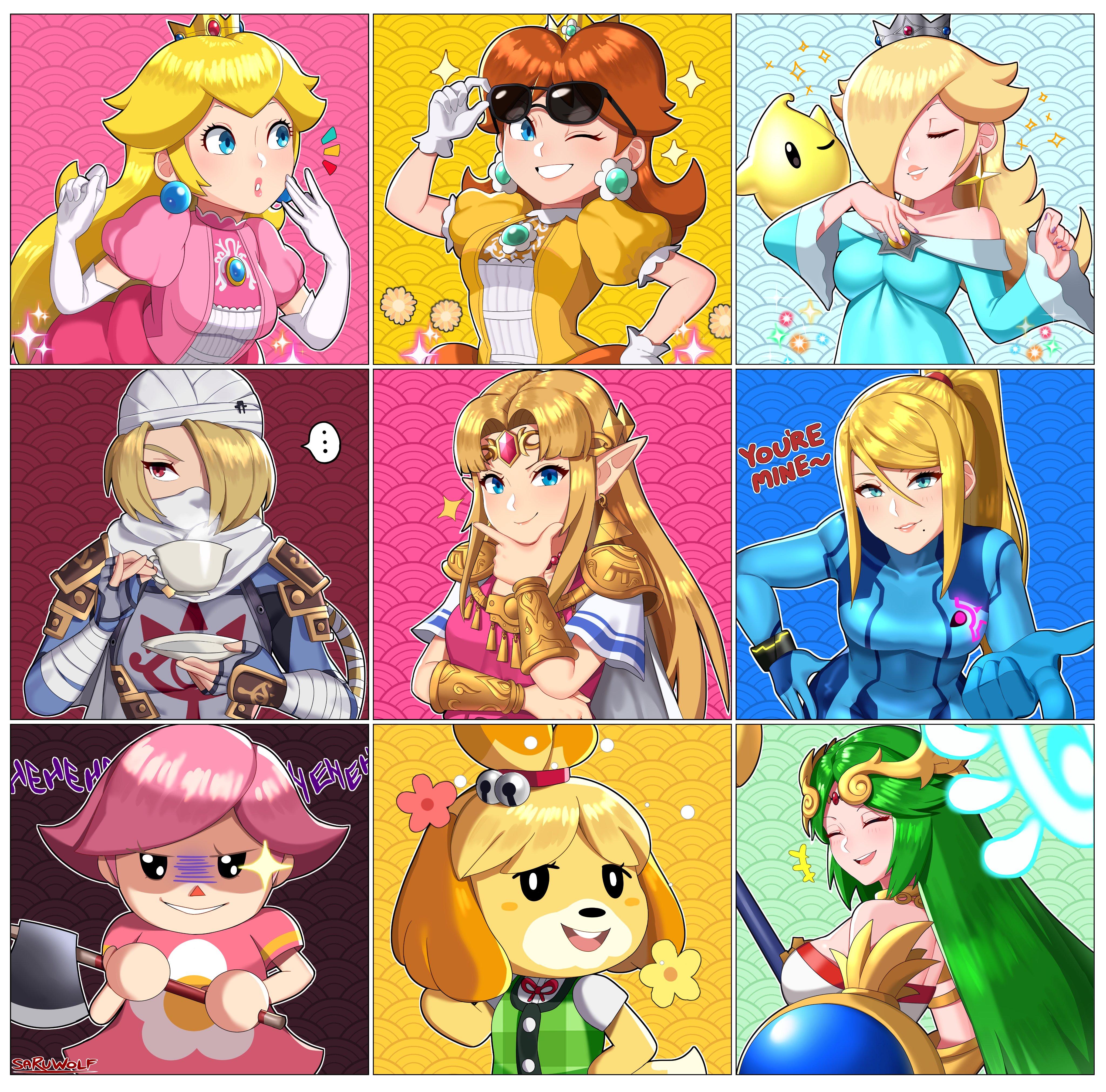 Super Smash Ultimate Gals 13 Super Smash Brothers Ultimate Know 7378