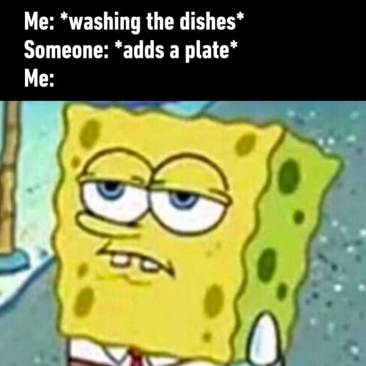 washing dishes | SpongeBob SquarePants | Know Your Meme