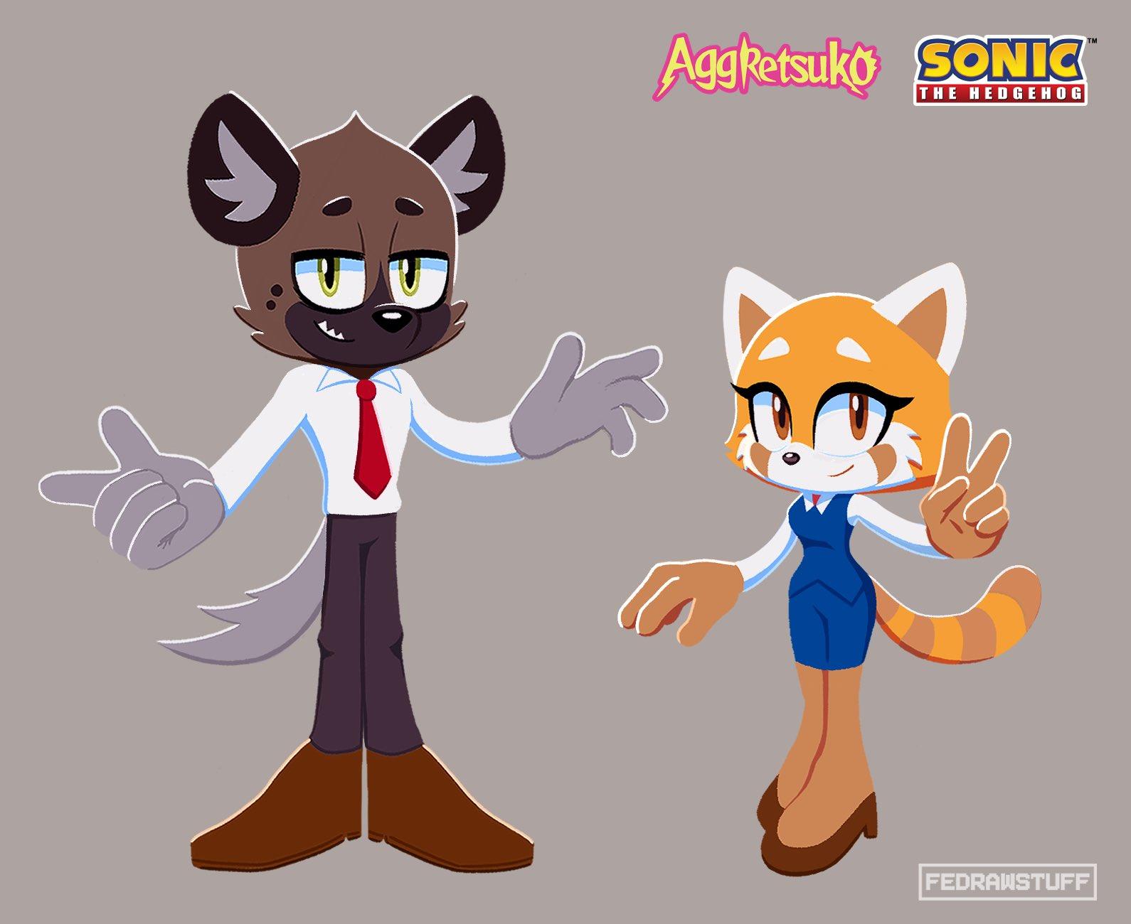 Haida and Retsuko in Sonic Style | Crossover | Know Your Meme