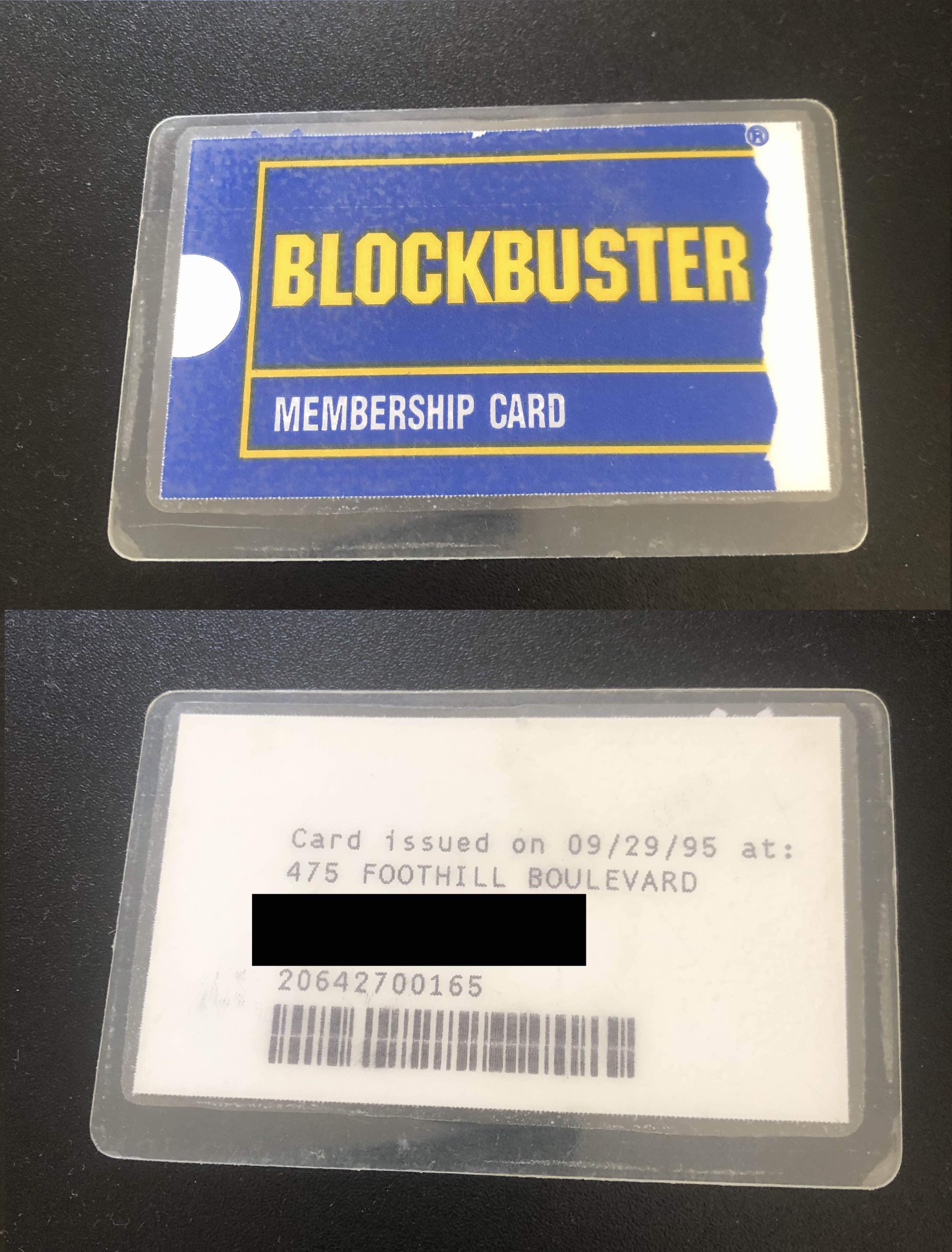 My Blockbuster card turned 25 today. | /r/mildlyinteresting | Mildly ...