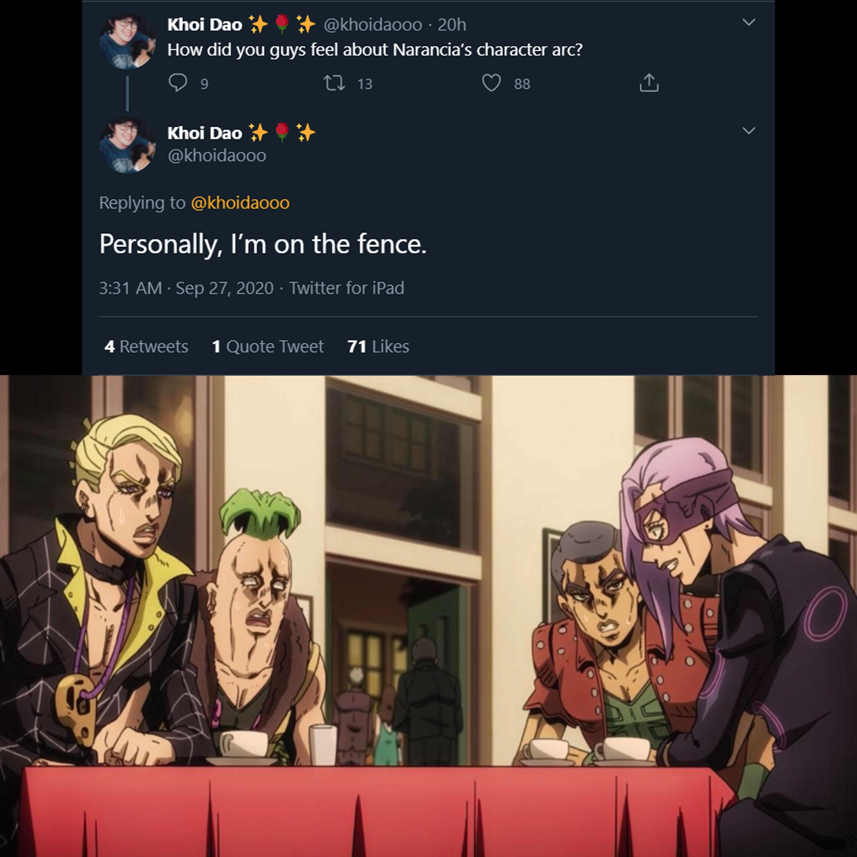 Fun Fact: This is the script writer for the dub | /r/ShitPostCrusaders ...