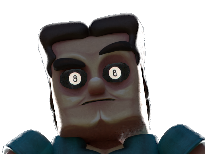 Steve eight ball eyes | Grotesque Steve / Steveposting | Know Your Meme