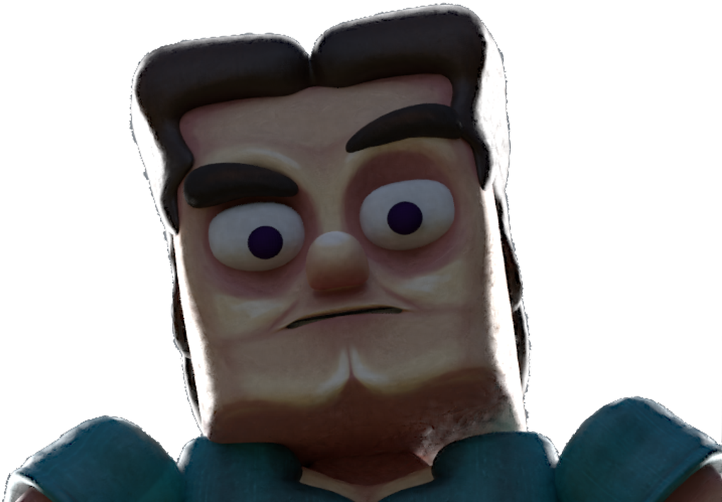 Steve looking at you | Grotesque Steve / Steveposting | Know Your Meme