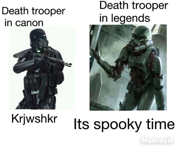 Its prequel spooky time | /r/PrequelMemes | Prequel Memes | Know Your Meme