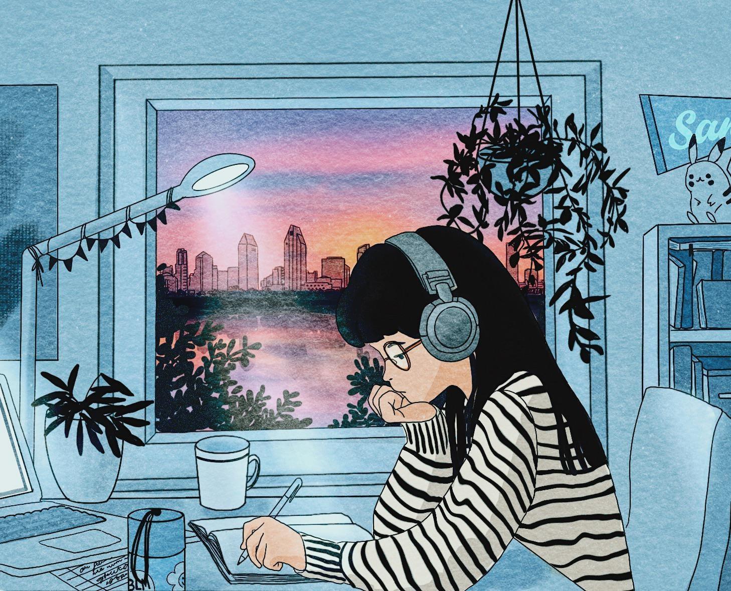 San Diego Lofi Girl | LoFi Girl | Know Your Meme