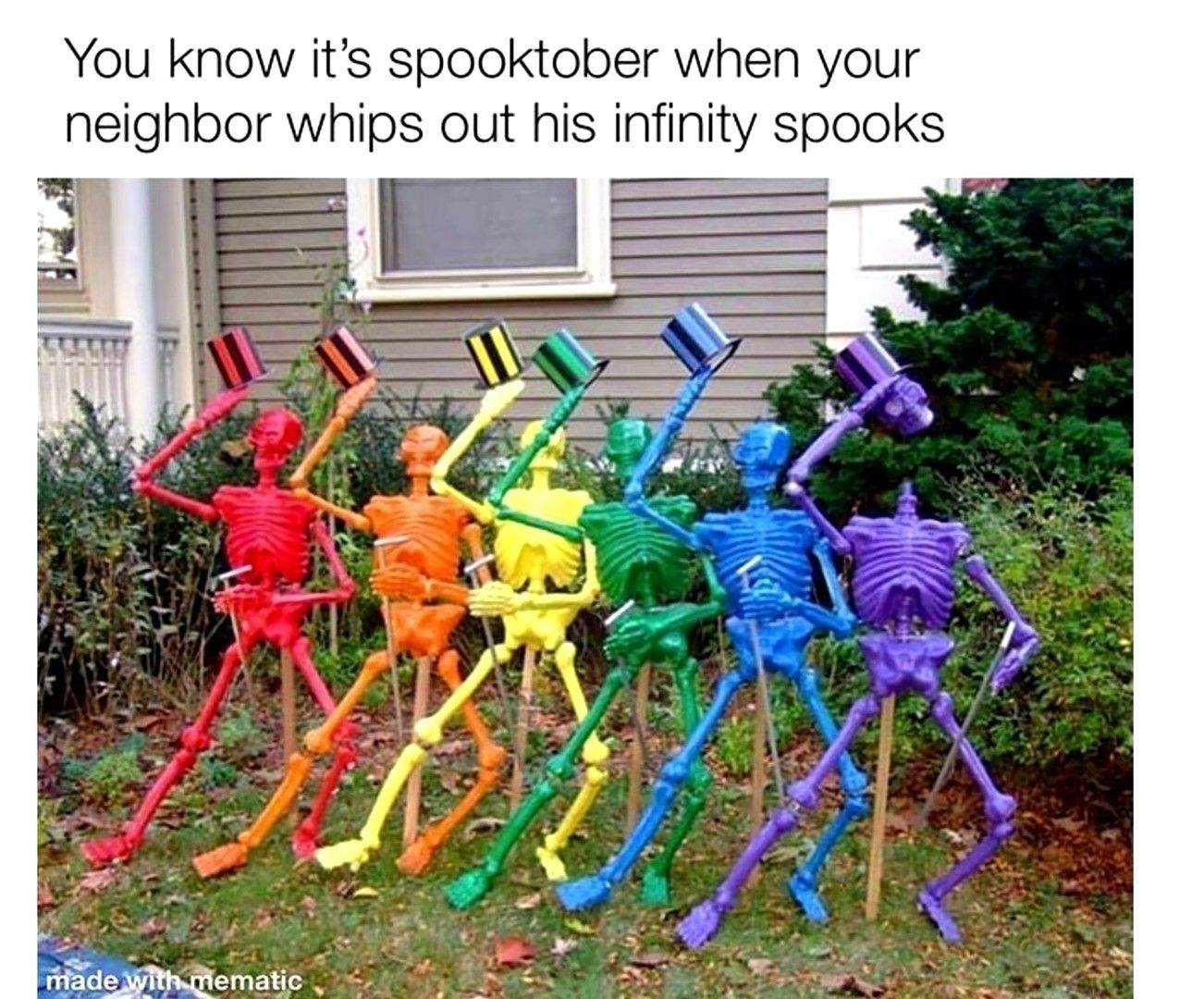 Infinity spooks | Spooktober | Know Your Meme