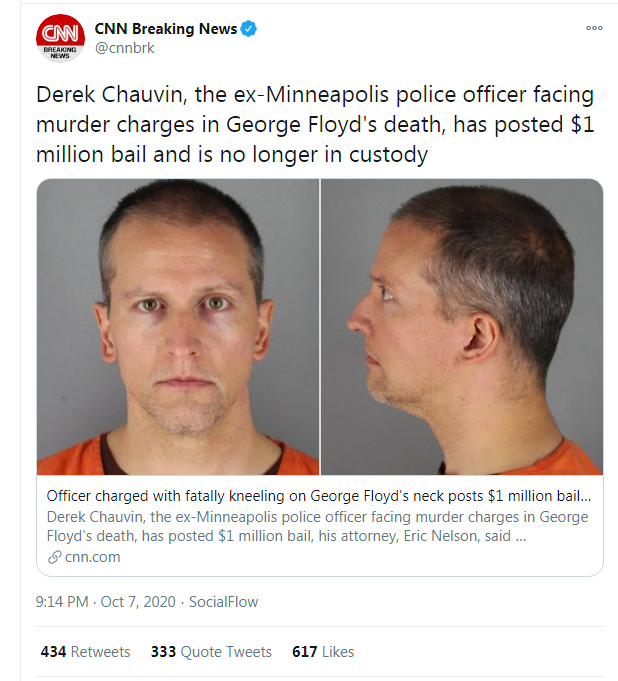 Derek Chauvin no longer in custody | 2020 George Floyd Protests | Know ...