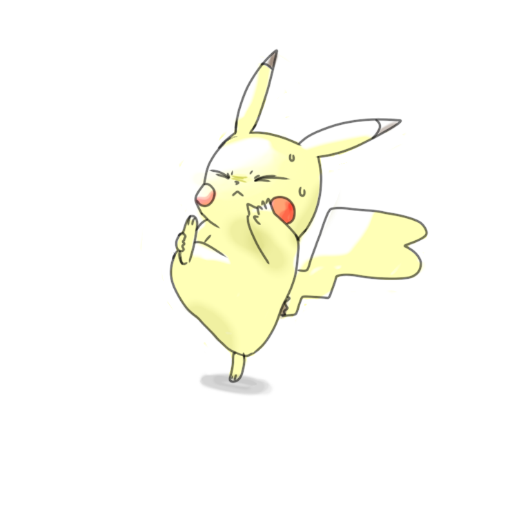 Pikachu attempting the Standing Split Pose | I-Shaped Balance ...