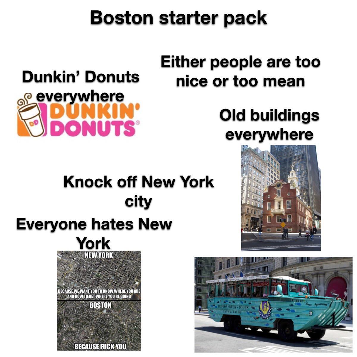 Boston starter pack | /r/starterpacks | Starter Packs | Know Your Meme