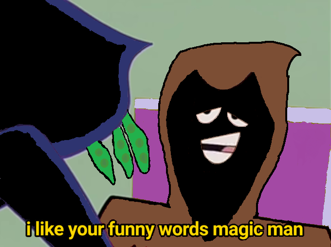 Recruit's first cult meeting | I Like Your Funny Words, Magic Man ...