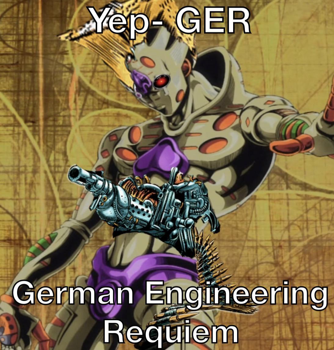 Korega German Engineering Da | /r/ShitPostCrusaders/ | JoJo's Bizarre ...