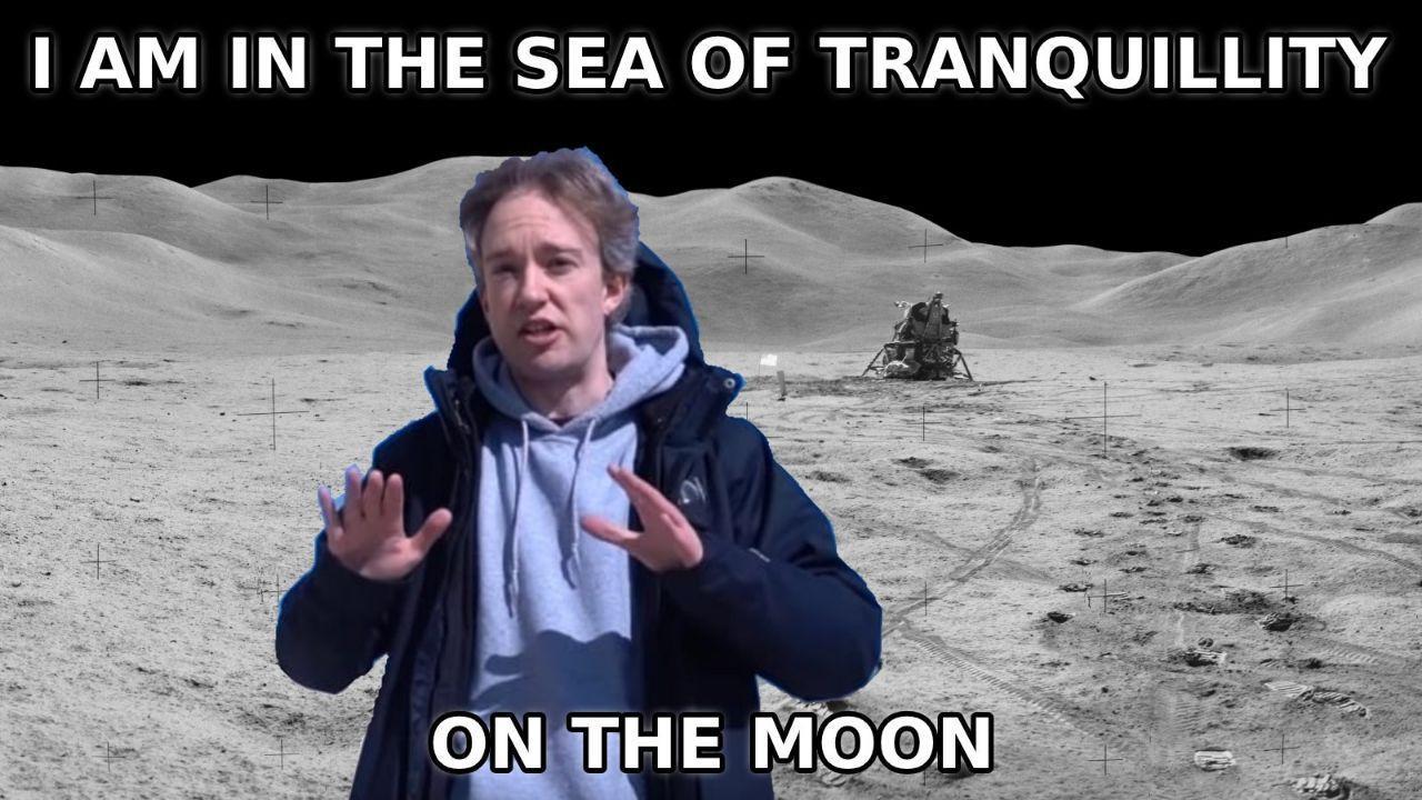 Tom Scott on the moon | Tom Scott "I Am At X" | Know Your Meme