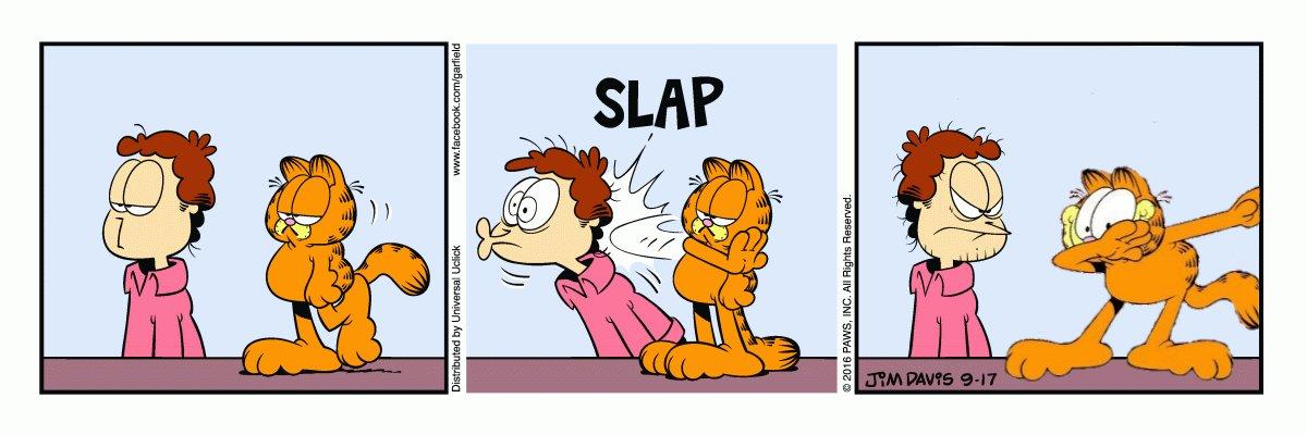 Dab Garfield Meme #1 | Garfield Last Panel Replacements | Know Your Meme