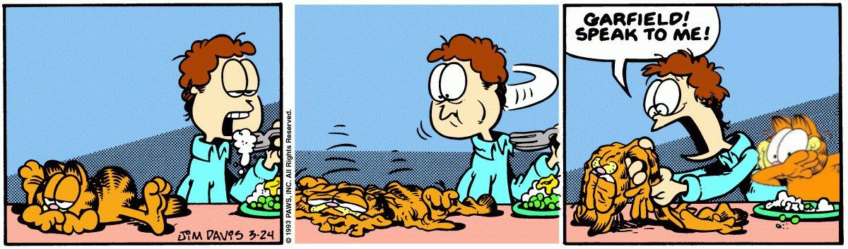 Dab Garfield Meme #2 | Deflated Garfield | Know Your Meme