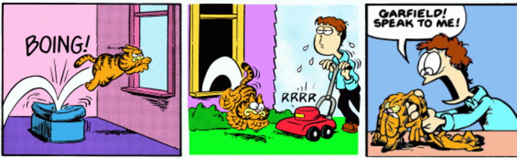 Deflated Garfield Meme #1 | Deflated Garfield | Know Your Meme