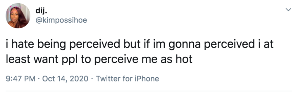 Might As Well | Being Perceived | Know Your Meme