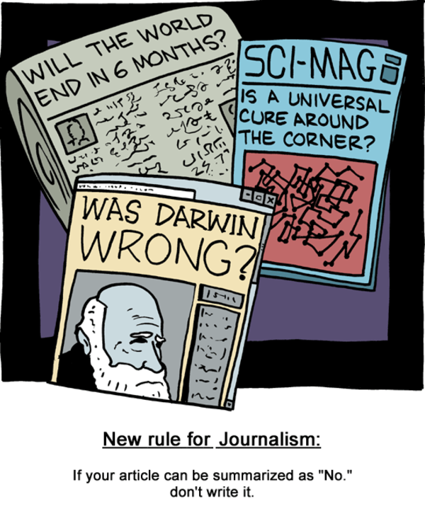 New rule for journalism | Reaction Images | Know Your Meme