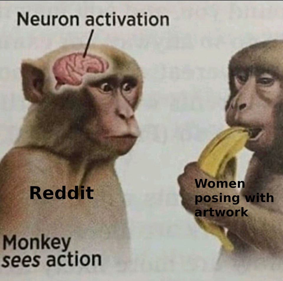 Monkey Neuron Activation Meme Template