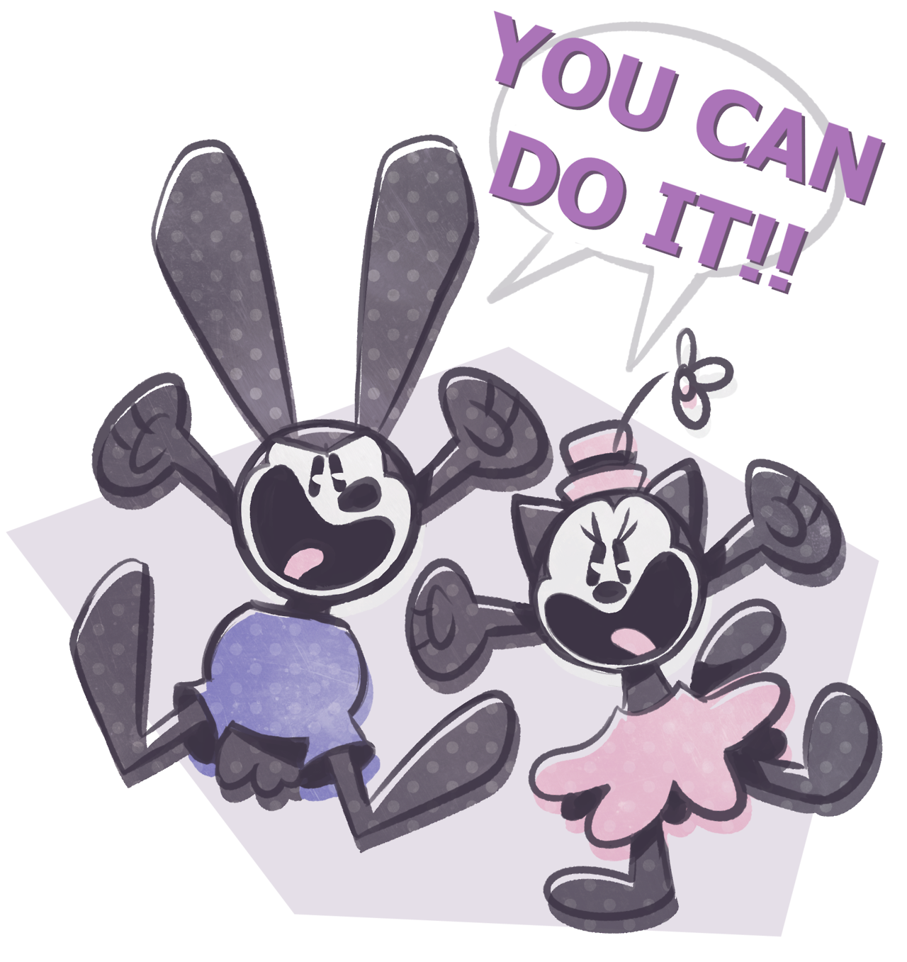 Oswald and Ortensia believe in you!!!!!! | Disney | Know Your Meme