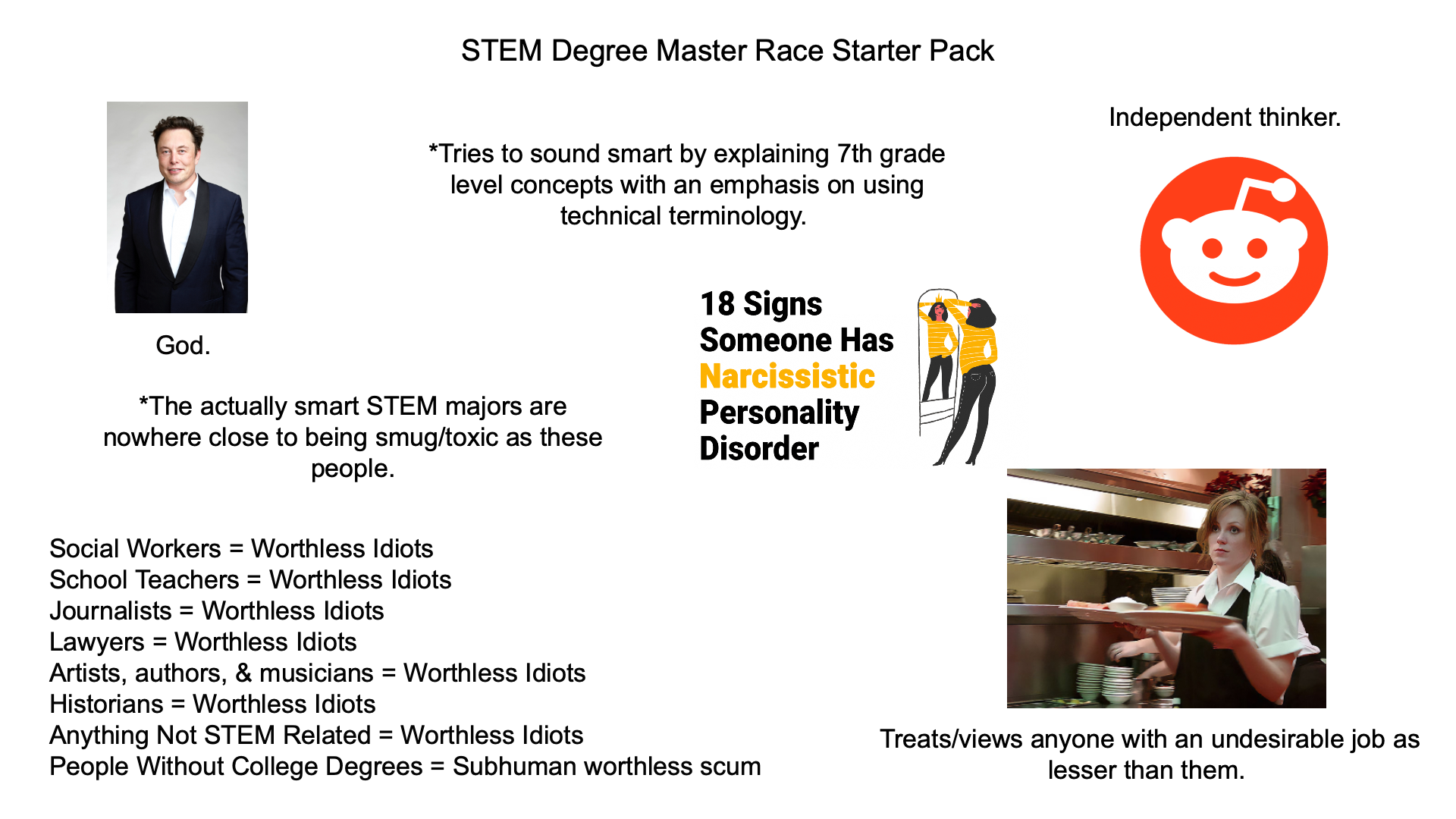 The STEM Degree Master Race Starter Pack | /r/starterpacks | Starter ...