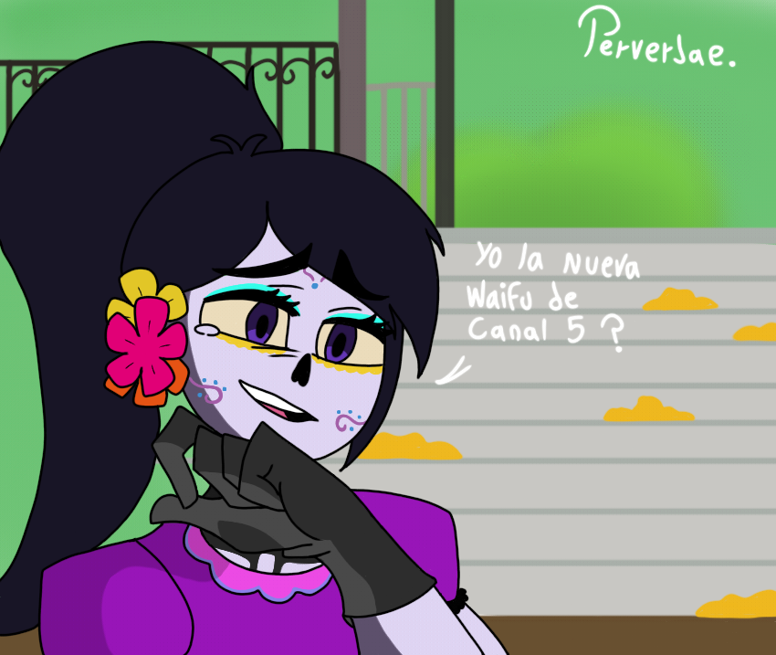 "Me, the new waifu of Canal 5?" | Catalina la Catrina | Know Your Meme