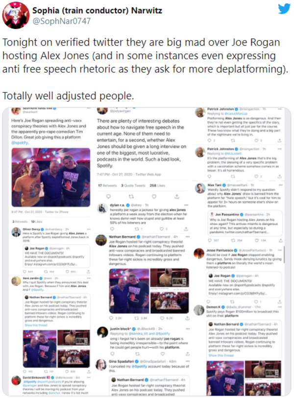 Alex Jones JRE Verified Twitter Reactions | Alex Jones 2020 Joe Rogan ...