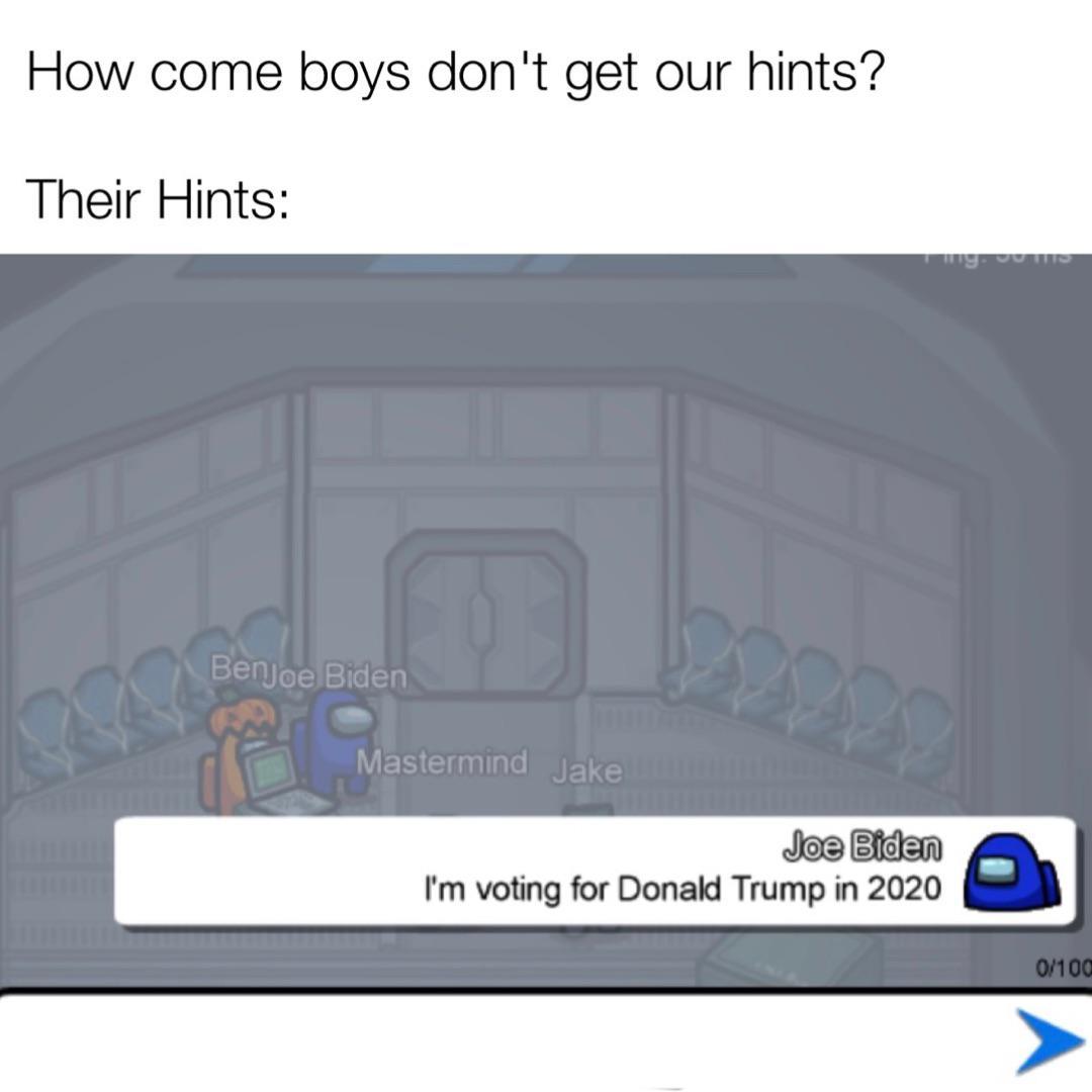 Girls Hints | /r/AmongUsMemes | Among Us | Know Your Meme