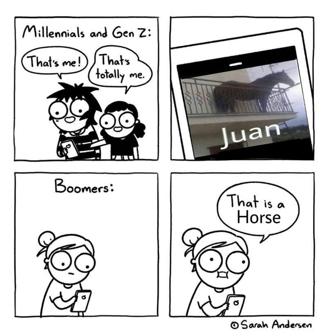 weirdos | Juan / Horse On Balcony | Know Your Meme