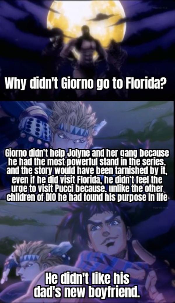 I know DIO and Pucci aren't actually in a relationship, they're just ...
