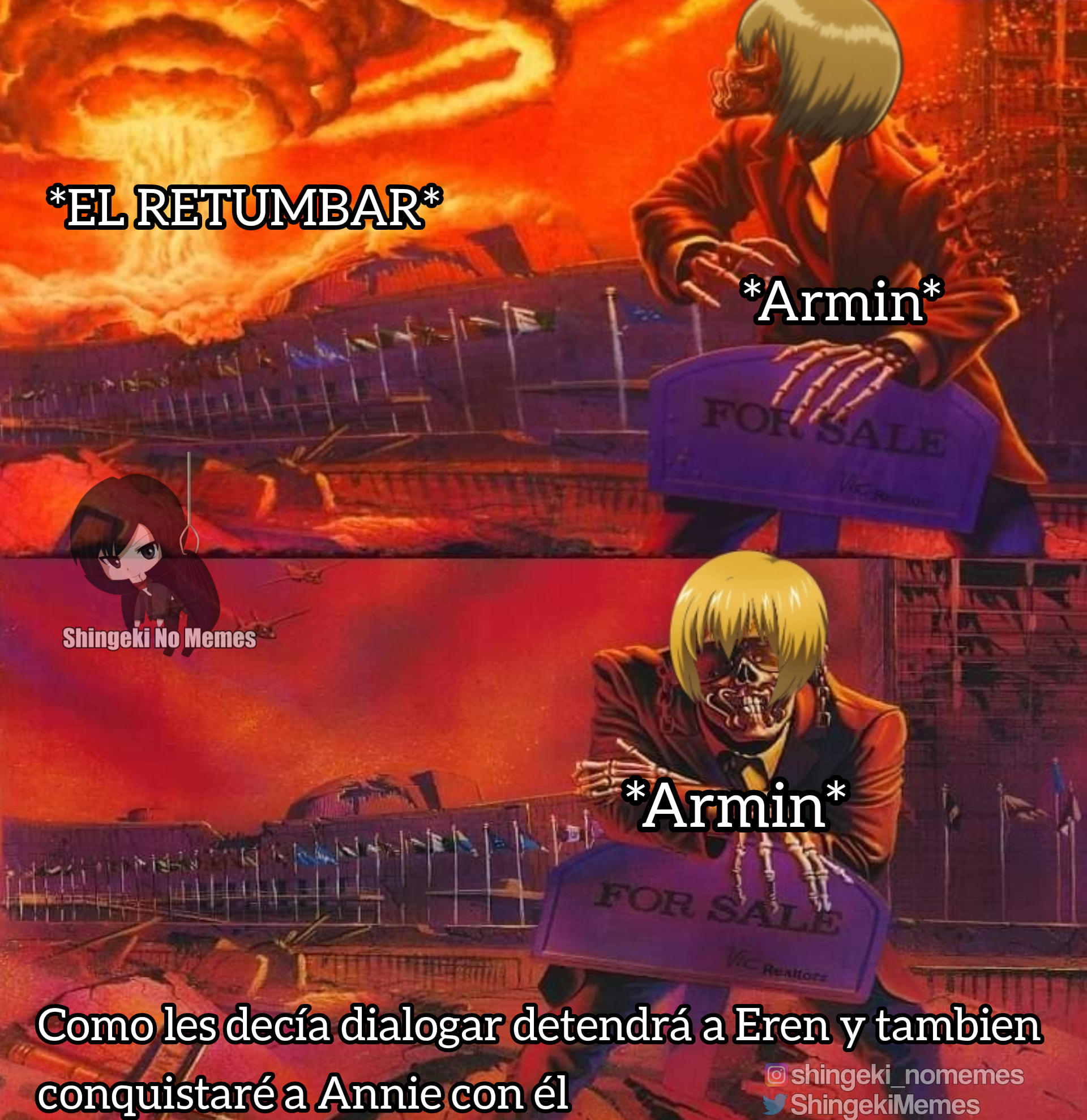 meme | Skeleton Looking at Explosion / Como Te Decía | Know Your Meme