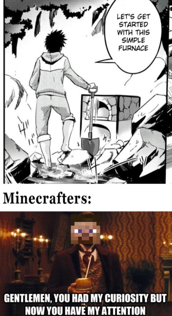 furnace minecraft firah | Anime / Manga | Know Your Meme